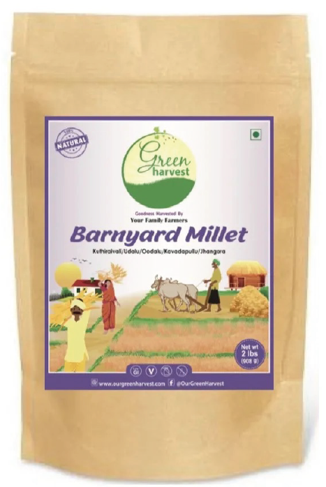 Barnyard Millet (2lbs, Unpolished) – GreenHarvest